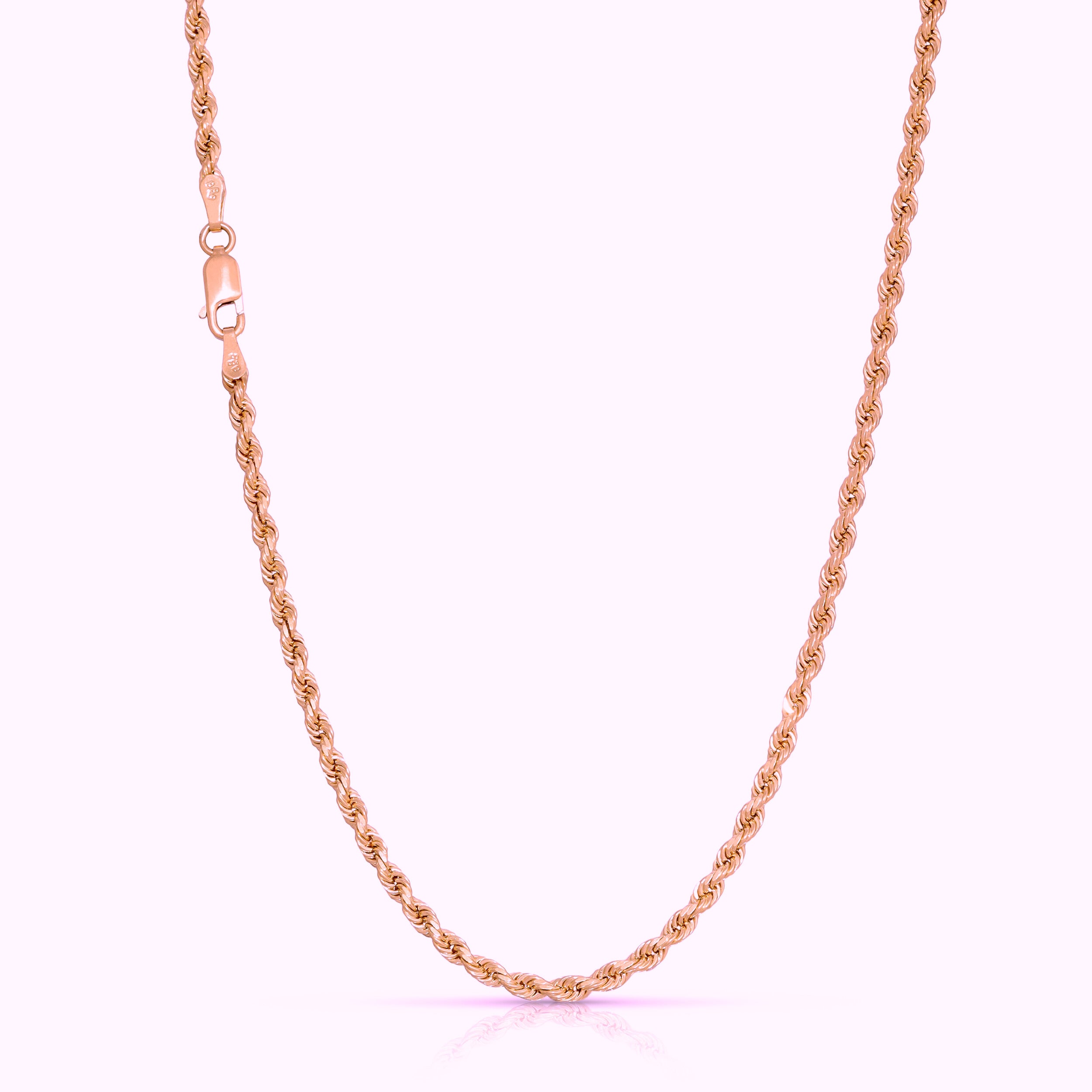 3.0MM Rope Chain Diamond Cut