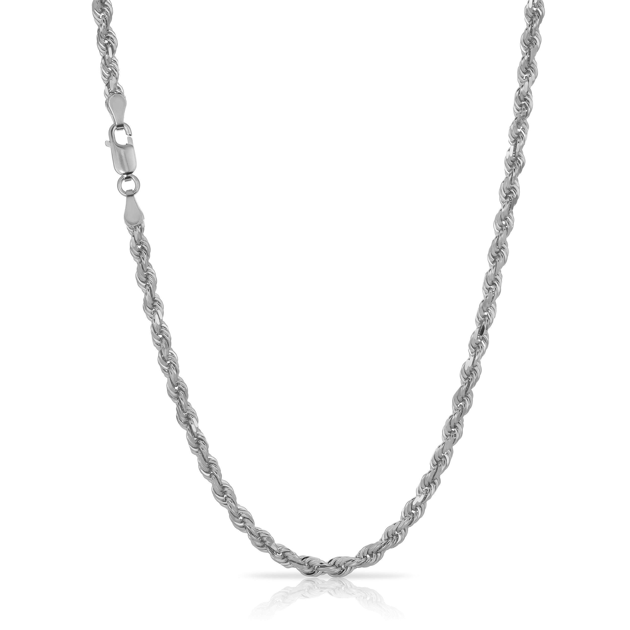 3.5MM Rope Chain Diamond Cut Saints Gold