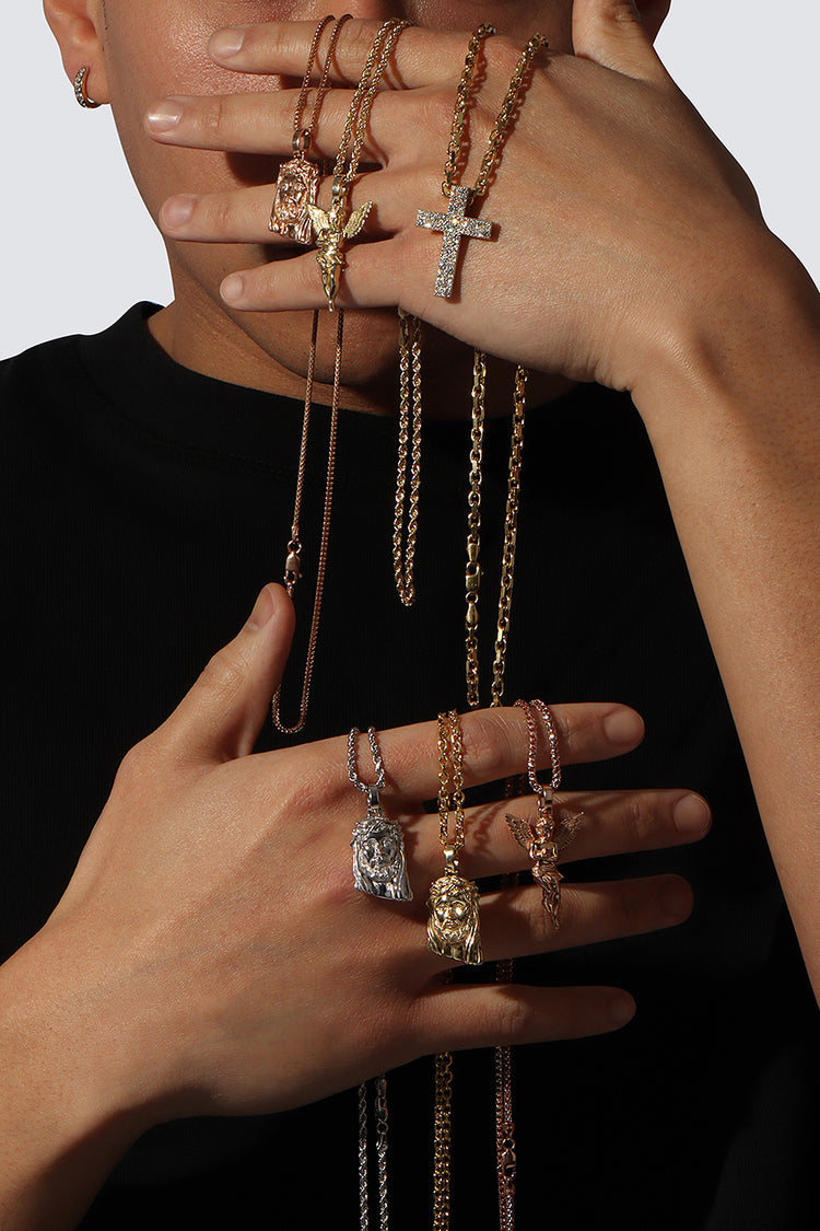 100% Solid Gold & Platinum Luxury Men's Jewelry – Saints Gold Co.