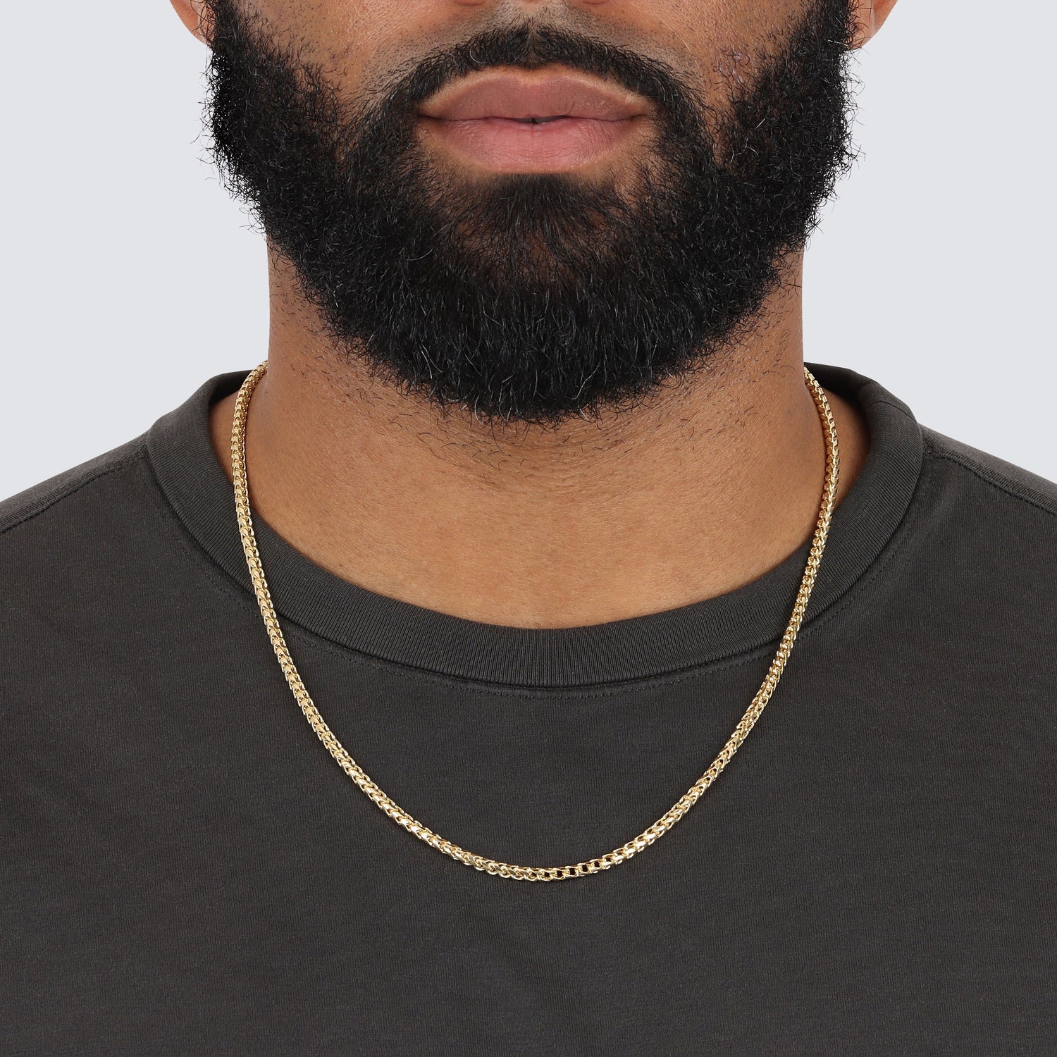 14K Franco Chain (Diamond Cut)