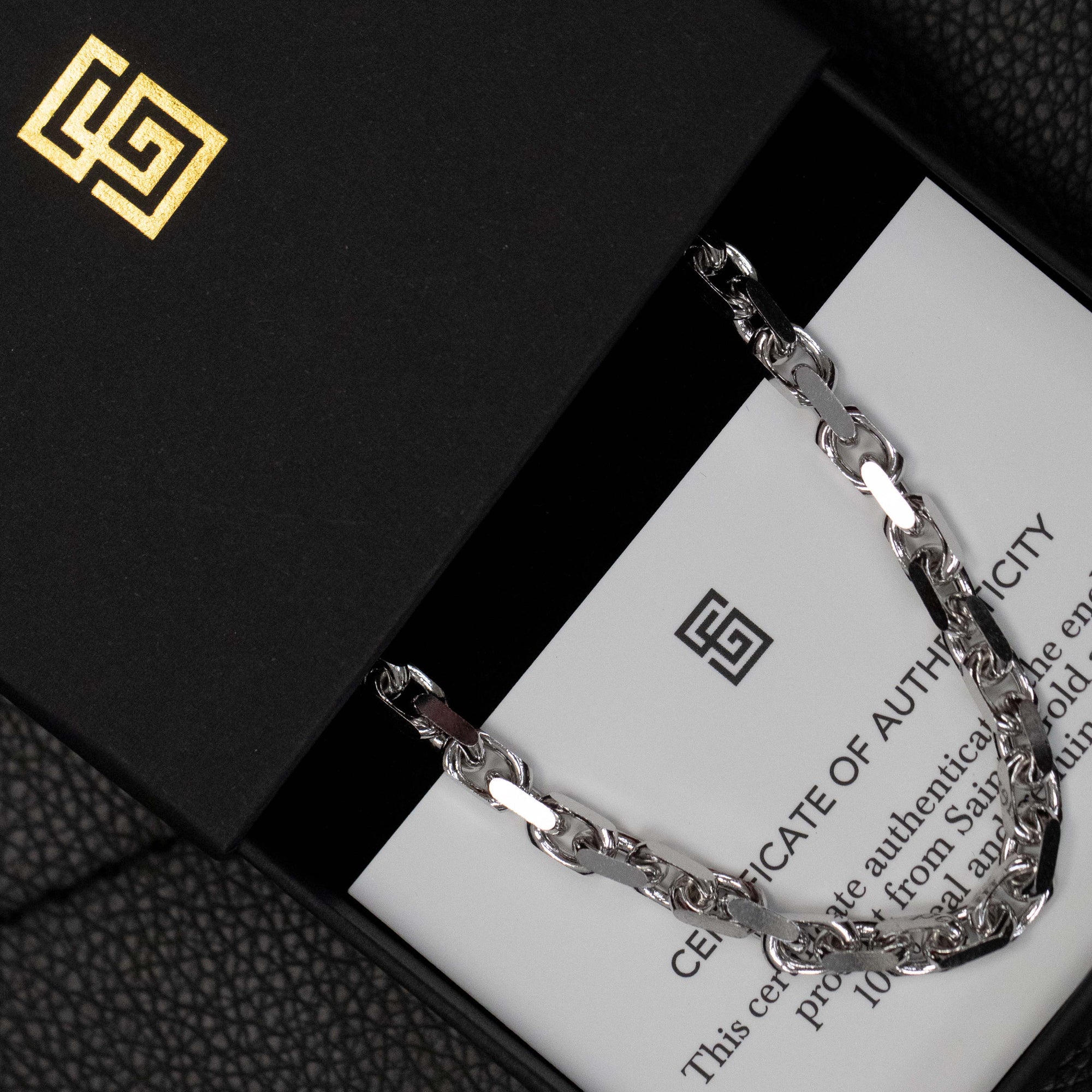 5.0MM Power Link Chain – Saints Gold